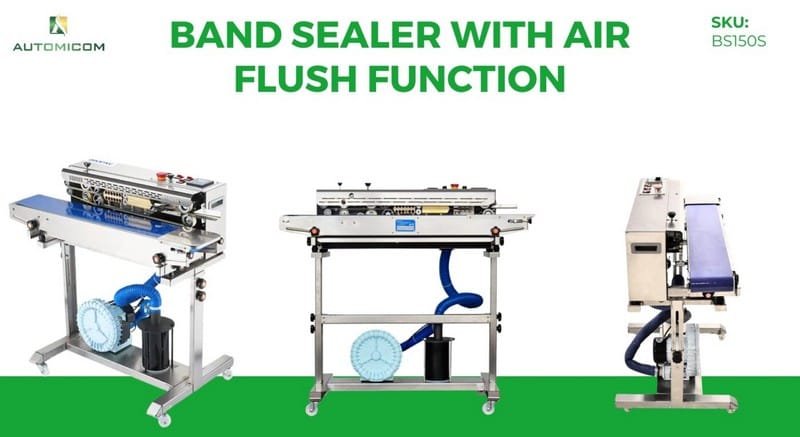 Band Sealer With Air Flush Function (BS150S) - Automicom