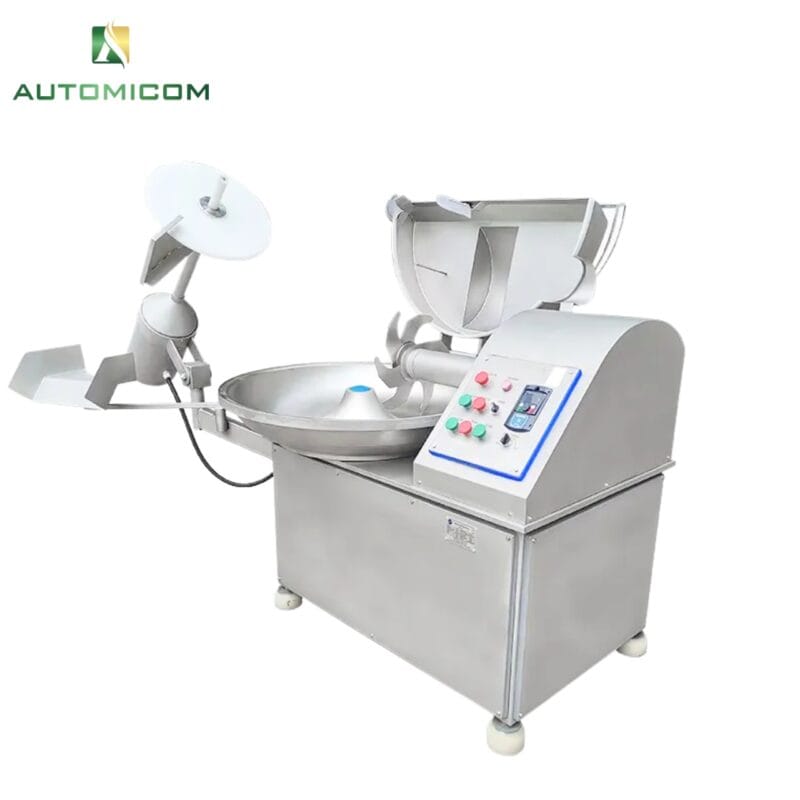 Industrial Meat Bowl Cutter (SKU: MCB80 and MCB125) - Automicom